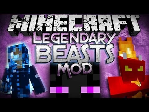 Minecraft Mod Showcase: Legendary Beasts Mod - 4 New Bosses!