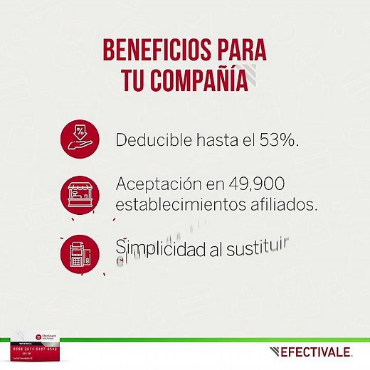 Beneficios | Efecticard Despensa Plus