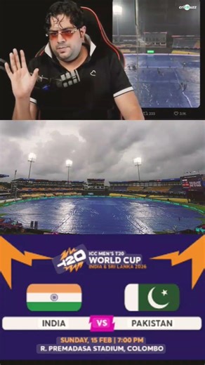 ind vs pak rain problem ❤️😡#indvspak #t20wordcup # trending #cricket #shortsfeed #rain