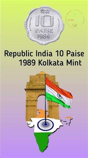 🇮🇳 Republic India 10 Paise #sorts #history #india #ytshorts #sorts#coin‪@TheCurrencypediaofficial‬