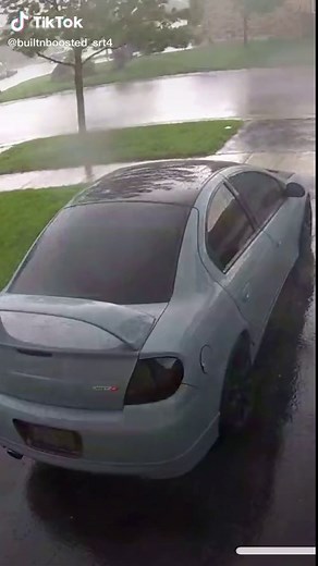 well my srt survived through a tornado 🌪 #fypシ #barrie #tornado #barrietornado