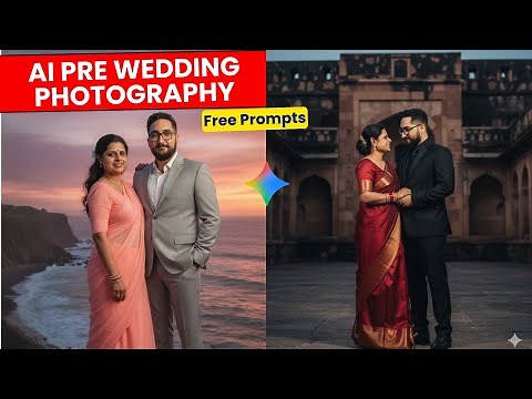 AI Pre-Wedding Photos Tutorial – Free Prompts & Editing Guide