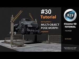 Cinema 4D Tutorial - Multi Object Pose Morph Keyframe Animation
