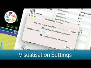 Visualisation Settings