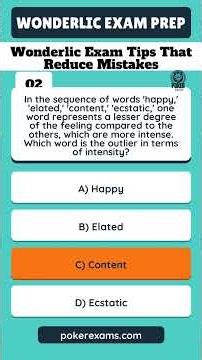 Wonderlic Exam Tips That Reduce Mistakes