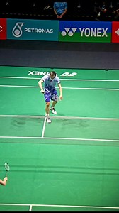 Badminton Men Single Smash Dropshot Netplay China Shi Yu Qi vs Denmark Antonsen Super Slow Motion | ShuTuber