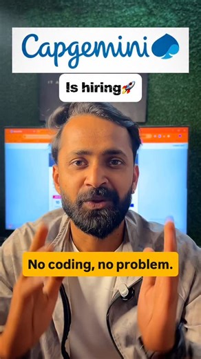 Shubham | Freshers Jobs & IT Careers on Instagram: "Follow the page and comment “LINK” to receive the direct Capgemini application link in your DM #freshers #jobalert #capgemini #itjobs #hiringnow (capgemini, mass hiring, freshers, it jobs, job for freshers, layoff, unemployment, student, tech, college, jobs, tes, infosys, accenture, cognizant, mass company)"