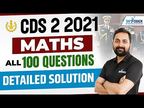 CDS 2 2021 Maths Paper Solution | Randhir Sir #cds