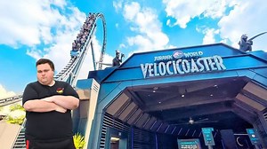 Fat Testing Velocicoaster at Universal Studios Islands of Adventure Orlando Florida for Plus Size Riders https://home.fattestedtravel.com/bio | Fat Tested Travel - Plus Size Disney