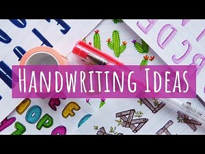 COOL HANDWRITING IDEAS 😍🌵📚 CUTE HANDWRITING STYLES FOR HEADINGS & SCHOOL NOTES