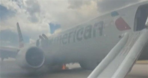 American Airlines jet at Denver International Airport evacuated due to landing gear fire