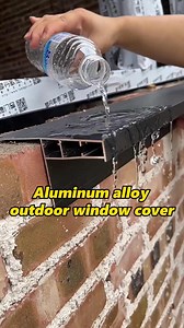 85K views · 369 reactions | Aluminum alloy outdoor window covers can prevent rainwater from washing away the wall surface, keeping the wall surface clean and tidy.#walldécor #windowdesign #windowdecor #windowframes #aluminumwindows #windows #windowfactory #love #homedecor #outdoortiles #safetydoor #carporch #patio #houserenvation | chinawindowdoors | Facebook