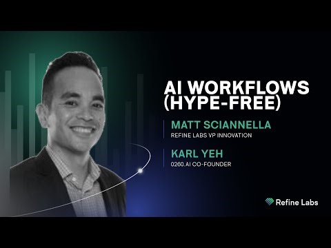 Integrating AI into your workflow - without the hype!!