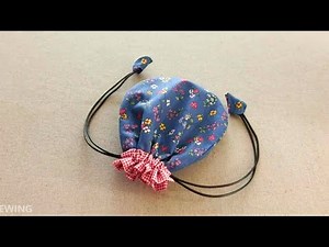 Draw String Pouch💰✨ | DIY | Quick Easy Sewing