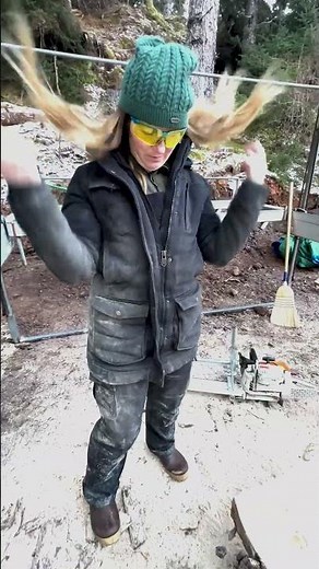 Milling Our Own Lumber! Mini Excavator Logging & Chainsaw Mill in the Alaskan Wilderness