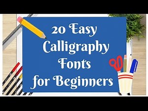 Easy Calligraphy for Beginners | Easy Calligraphy | Calligraphy fonts | Easy pencil Calligraphy