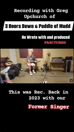 16 reactions · 12 shares | Greg Upchurch of 3 Doors Down writting and Producing FRACTURED in the studio back in 2023 #fractured #3doorsdown #puddleofmudd #fracturedband #rocknroll #new Iron Gate Records Cheri Belfiore-kane manger and director of A&R for IrongateRecords | FRACTURED | Facebook