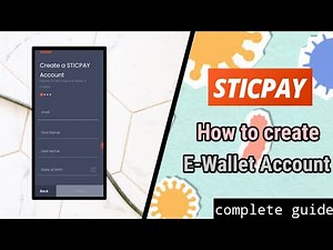 How to create STICPAY wallet account|| STICPAY prepaid card || alternative present .