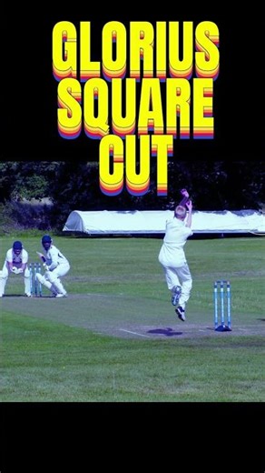 Fielders Didn’t Even Move… 😳 Perfect Square Cut!