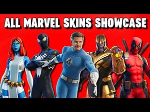 ALL Marvel Skins in Fortnite Showcase! (All Seasons 2019-2025 Full Showcase)