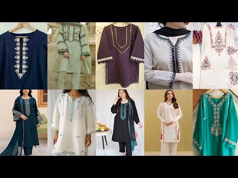 Embroidery Dresses Designs For Girls/Embroidery Dresses/Designing Ideas @FashionAndDesigning-12