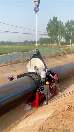 Pipe heat fusion welding #construction #pipeline #engineering #foryoupage #Knowledge | Smartview Zone