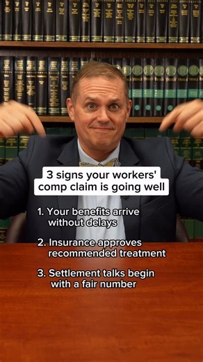 3 signs your workers comp claim is going well... #LawrenceJSignore #TheRhodeLawyer #Attorney #WorkInjuryLawyer #WorkersComp | Law Offices Of Lawrence J. Signore