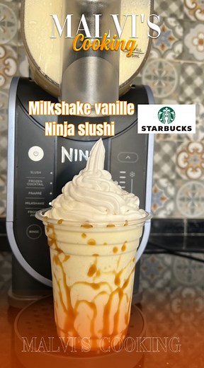 29K views · 159 reactions | Milkshake vanille  ninja slushi/ -30€ sur la slushi avec mon code de réduction MALVININJA25 en majuscules valable sur tout le site ninja France // Ingrédients / - 450ml de lait entier - ⁠200ml de crème entière liquide 30% - ⁠130g de lait concentré sucré - ⁠2,5ml d’arôme crème vanille / https://malviscooking.fr/collections/tous-les-aromes #slush #slushi #vanille #milkshake | Malvi’s cooking2 | Facebook