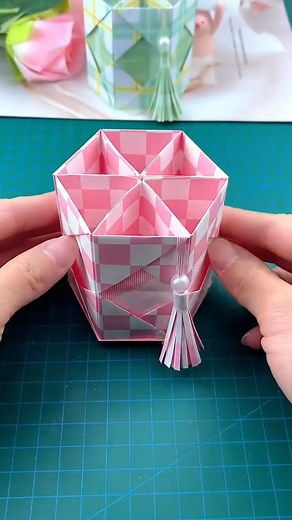 55K views · 86 reactions | Instructions for making a beautiful pink pen box #diy #crafting #crafts #craft | Craft Home | Facebook
