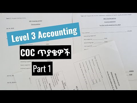 Account and Budget Support Level 3 COC Version 2 Questions Part #1