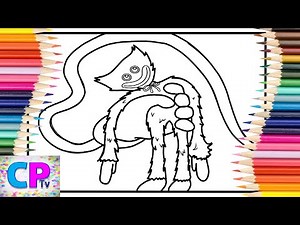 Huggy Wuggy and Mommy Long Legs Coloring Pages/Syn Cole - Melodia/Marin Hoxha - Endless[NCS Release]