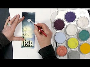 Small Dwellings and the Birch Tree - A Lavinia Stamps Tutorial