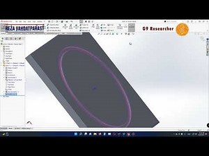 How to Modeling NBR O ring mold by Solidworks
