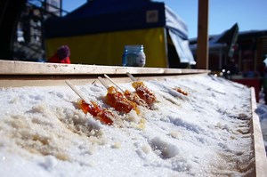 Maple snow candy is the easiest—and most delicious—winter treat