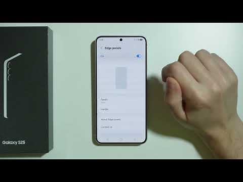 Samsung Galaxy S25: How to Turn ON/OFF Edge Panels (Sidebar)