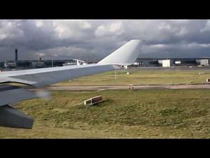 Air France Airbus A330 take off from Paris to Lagos, Nigeria