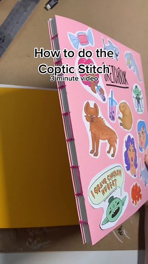 How to do the Coptic Stitch