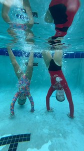 Handstands in between swimmin’… our instructors always know how to make swim class fun for every age!! Our August sessions are filling fast! Call today to reserve your child’s spot- 727-943-8782! | Seal Swim School | Facebook