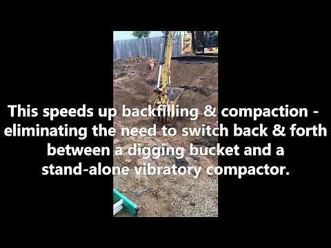 Felco Vibratory Bucket on CAT 315F Excavator