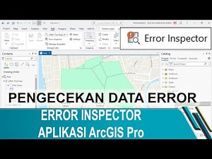 Error Inspector | Anomaly Data Check | ArcGIS PRO | Polygon & Line || Collective Check & Correcti...