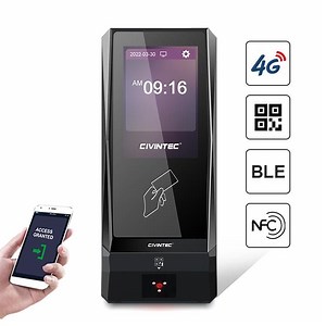[Hot Item] 3.5" Touch Screen Qr Code Scanner Time Attendance Machine RFID NFC Access Control Systems with Sdk