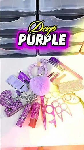 Is This the Best Self-Defense Keychain? Deep Purple 💜 Packing Breakdown!