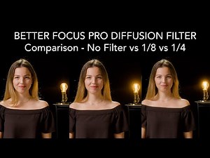 Overview: Our different Pro Mist Filters - Diffusion Filter 1/4 vs 1/8 vs No Filter