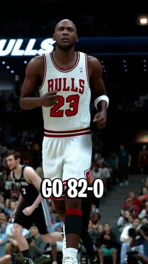 Can A Team Of Prime Michael Jordan's Go 82-0 in NBA 2K?