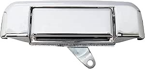 TRQ Metal Reinforced Tailgate Handle Chrome Compatible with 1989-1995 Toyota Pickup