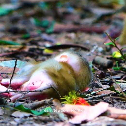 Fresh Newborn Monkey on Reels