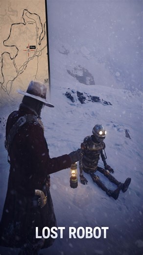 Finding the hidden robot at the top of the mountains in Red Dead Redemption 2. This is the final part of Marko Dragic's story, and it's one of the most atmospheric secrets in the game. #RDR2 #ArthurMorgan #RedDeadRedemption2 #GamingShorts #HiddenSecrets #GamingMysteries #WildWest #RDR2EasterEggs #Robot #GamingDiscovery | Chlorine Gaming