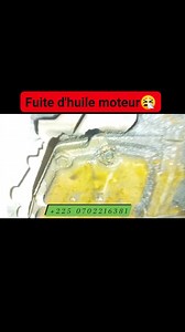 ❌Attention à la fuite d'huile moteur au niveau du carter !🧑‍🔧 Une fuite d’huile à ce niveau n’est jamais anodine : c’est le signe que votre moteur perd un liquide vital. Si elle n’est pas vite détectée, elle peut entraîner une baisse de pression d’huile, une surchauffe, voire une casse moteur totale ! Ce genre de panne coûte souvent très chère Un simple contrôle peut éviter une catastrophe. Ne prenez pas ce risque. Faites vérifier votre véhicule dès les premiers signes de fuite . ExpertAuto.ci