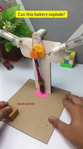 Mini Automation Hammer Machine Made With Dc motor #shorts #dcmotor #diyproject
