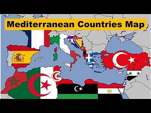 Mediterranean Countries Map